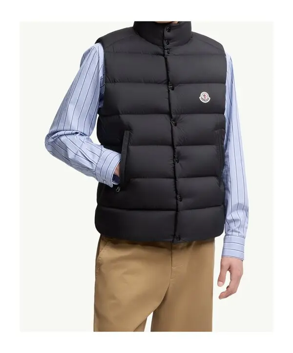 Moncler Tibb Down Vest - Black