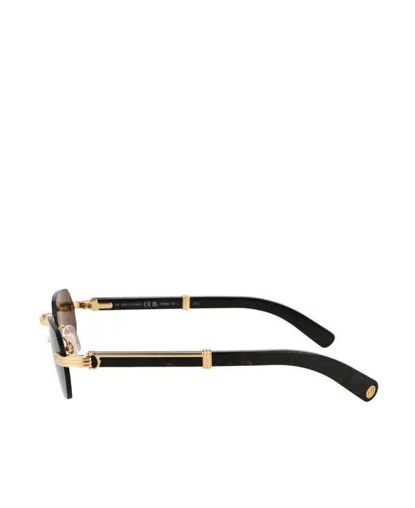Cartier Rimless Octagon Sunglasses