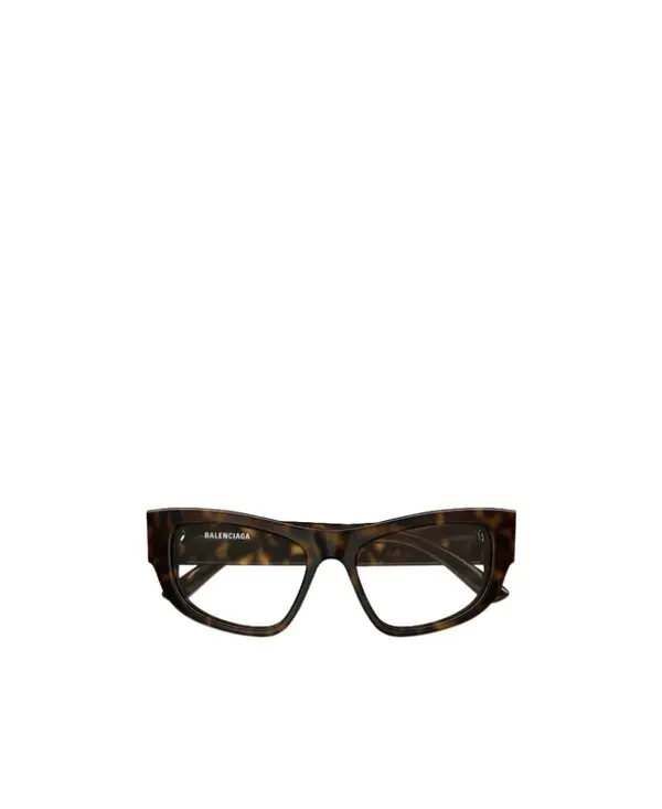 Balenciaga Rectangle Frame Glasses - Black