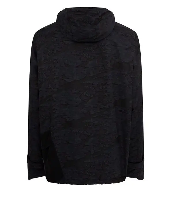 Stone Island Abstract Print Hooded Jacket
