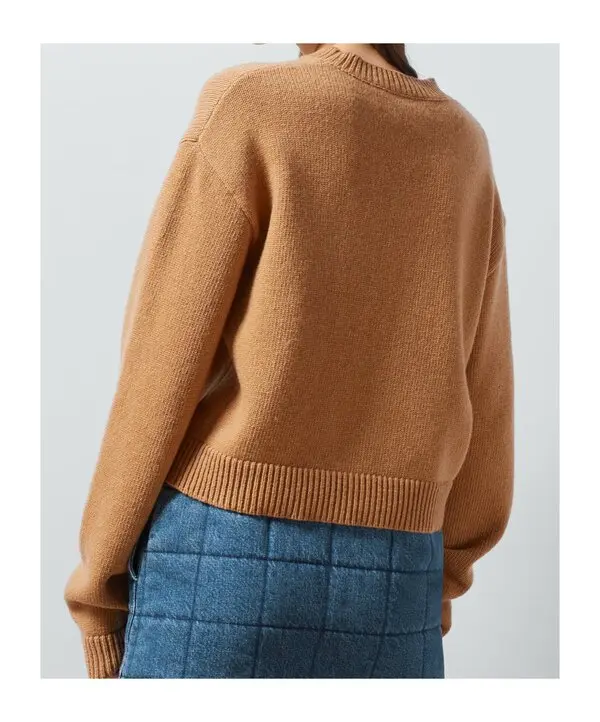 Gucci Logo Intarsia Crewneck Knit Sweater