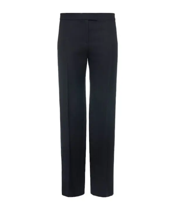 Khaite Callen Virgin Wool Blend Straight Leg Pants