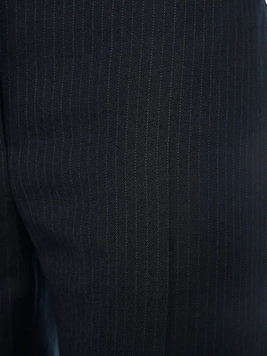 Khaite Callen Virgin Wool Blend Straight Leg Pants