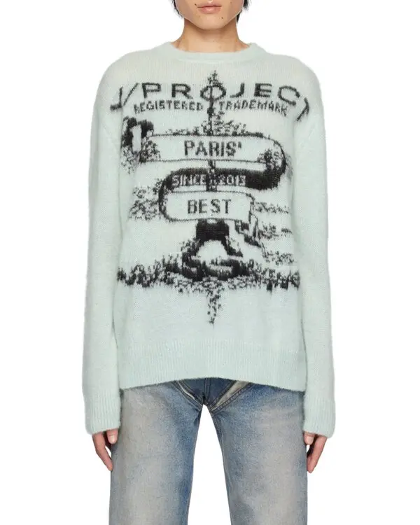 Y/project Logo Jacquard Jumper