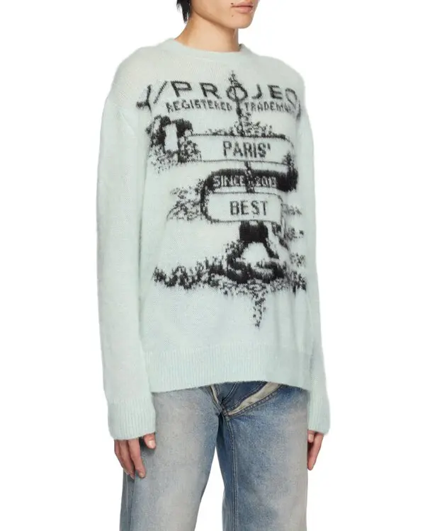 Y/project Logo Jacquard Jumper