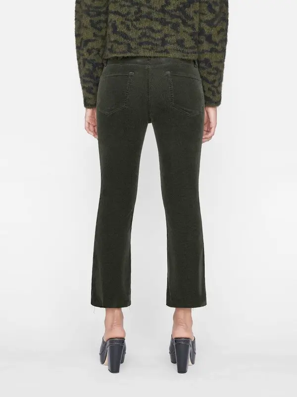 FRAME Le Crop Mid-rise Cropped Trousers