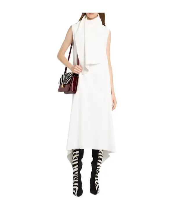 Khaite Loell Acetate Blend Midi Dress