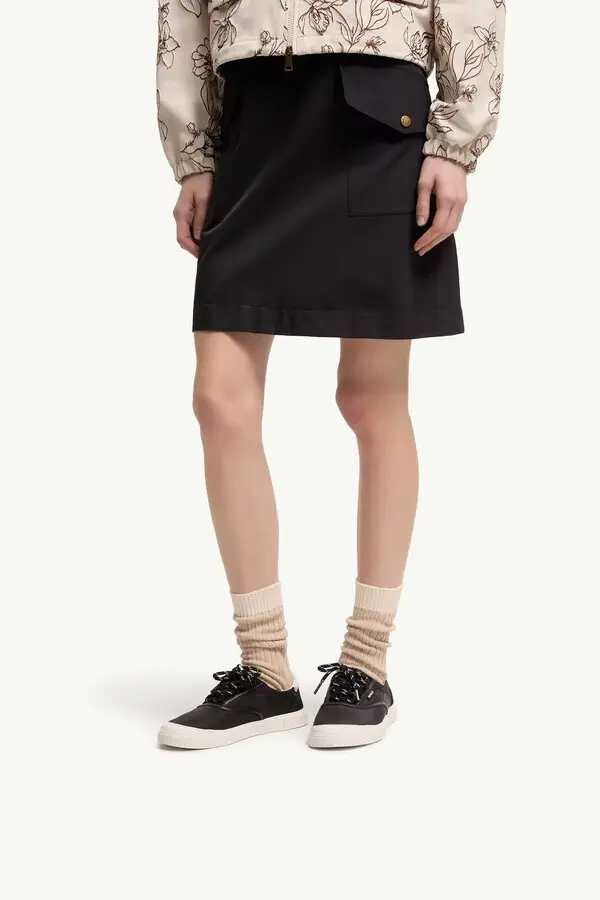 Moncler Vera Leisure Padded Sneakers - Black