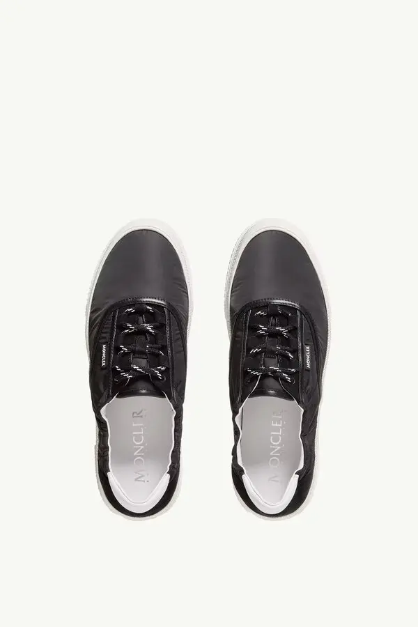 Moncler Vera Leisure Padded Sneakers - Black