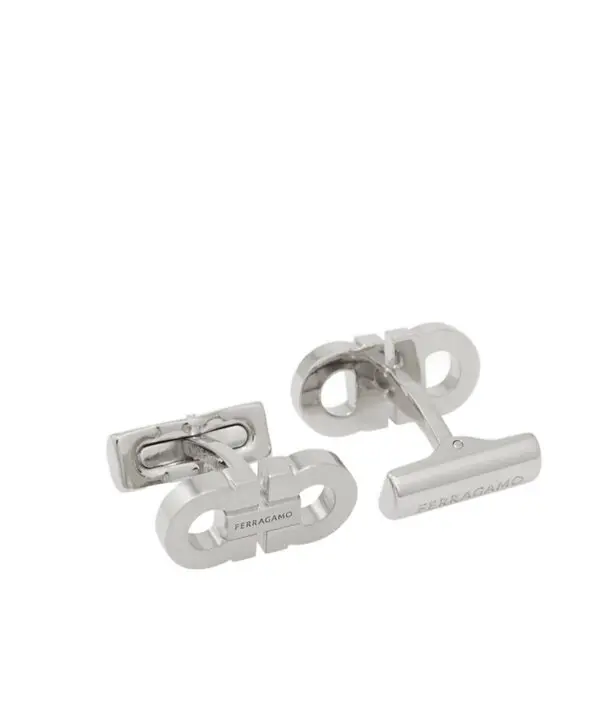 FERRAGAMO Double Gancini Cufflinks