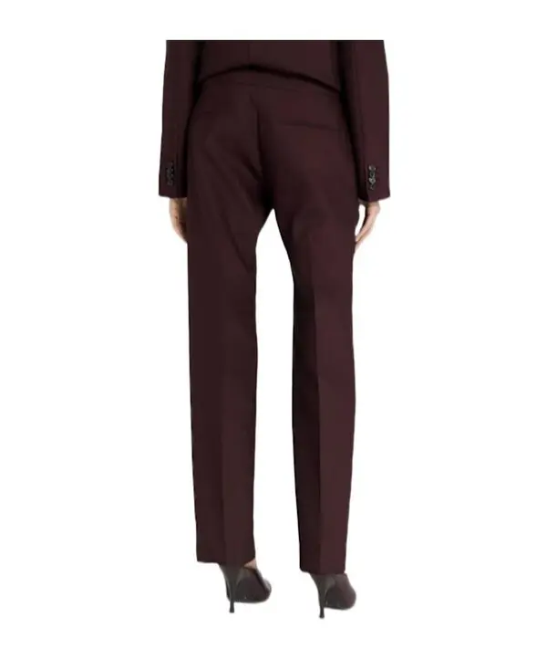 Khaite Callen Wool Silk Straight Pants