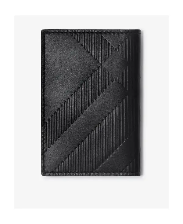 Burberry Check Embossed Card Holder