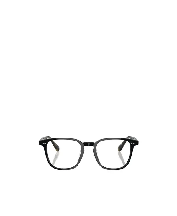 Oliver Spencer Nev Square Frame Eyeglasses - Black