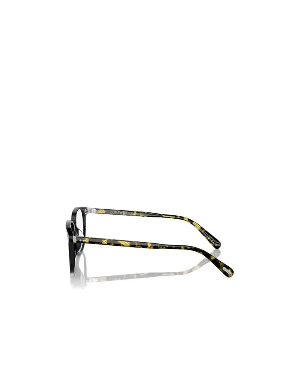 Oliver Spencer Nev Square Frame Eyeglasses - Black
