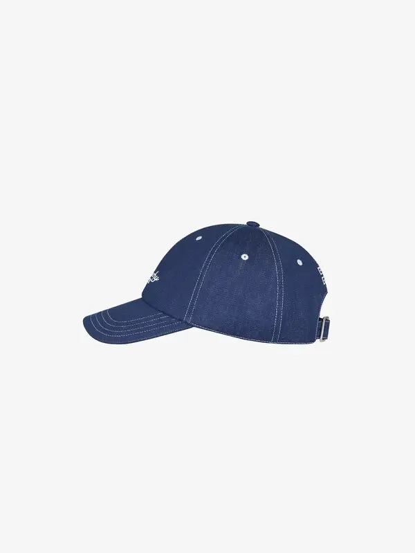 Givenchy Embroidered Denim Baseball Cap