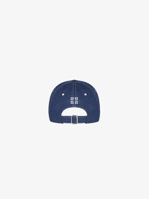 Givenchy Embroidered Denim Baseball Cap