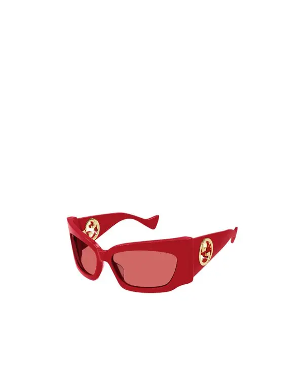 Gucci Geometric Frame Sunglasses