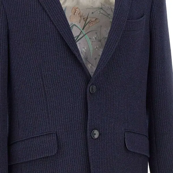 Etro Long-sleeved Lapel Blazer - Black