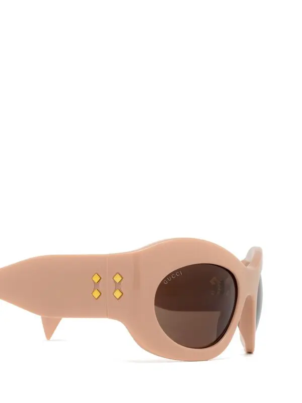 Gucci Oval Frame Sunglasses