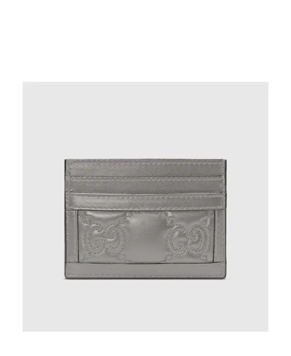 Gucci Gg Matelassé Card Holder