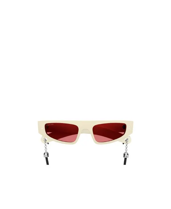 Gucci Cat Eye Frame Sunglasses - Nude