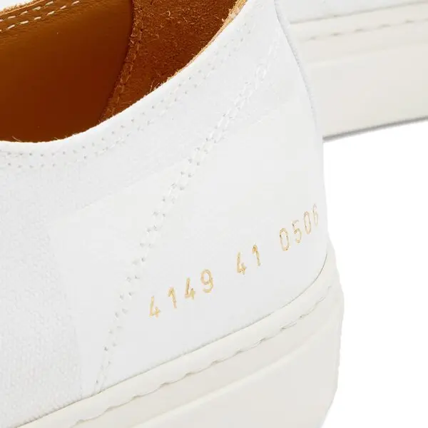 COMMON PROJECTS Low-cut Casual Sneakers With Gold Logo Detailing