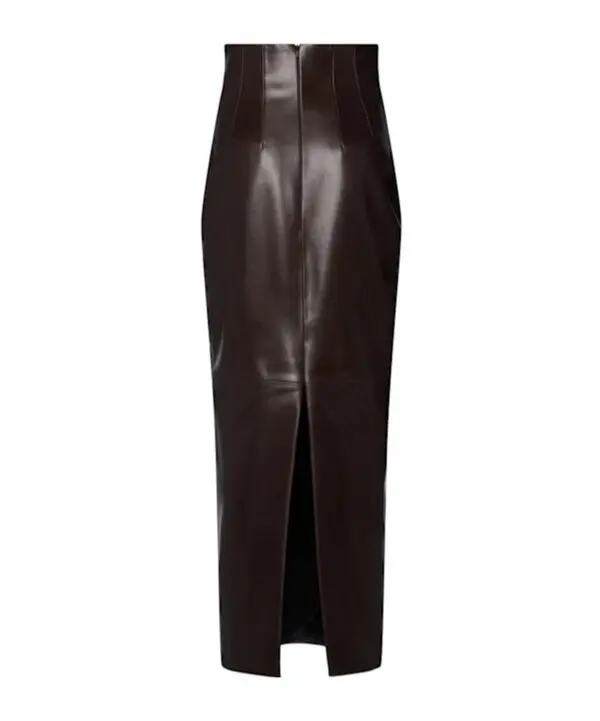 Khaite Daemon Leather Skirt