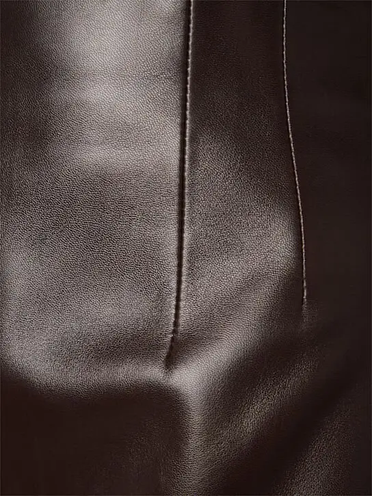 Khaite Daemon Leather Skirt