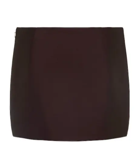 Khaite Jett Wool Blend Mini Skirt - Black