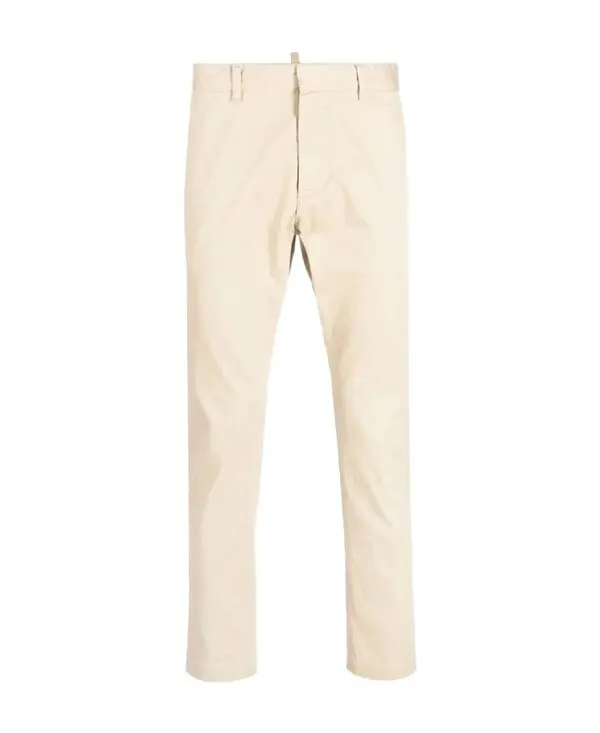 Dsquared2 Low-rise Slim-fit Cotton Chinos