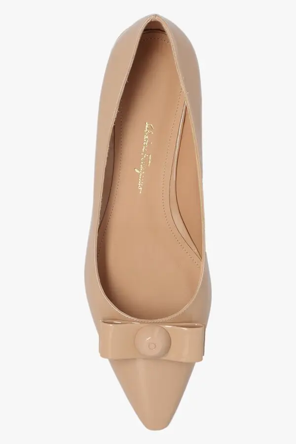 FERRAGAMO Bow Detail Flat Shoes