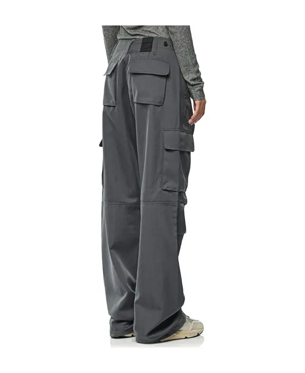 Coperni High Waist Wide-leg Cargo Trousers