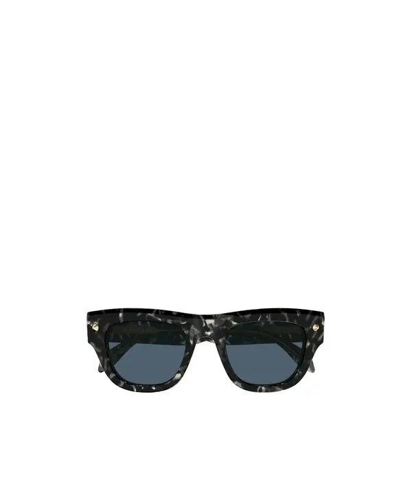 Alexander McQueen Square Frame Sunglasses - Black