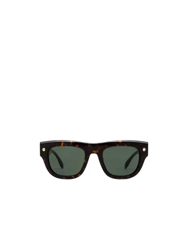 Alexander McQueen Square Frame Sunglasses - Green