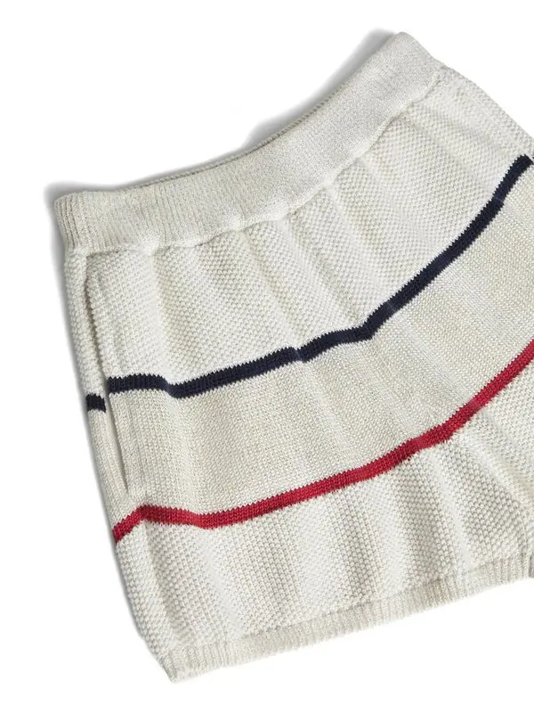 Brunello Cucinelli Textured Stripe Knit Shorts