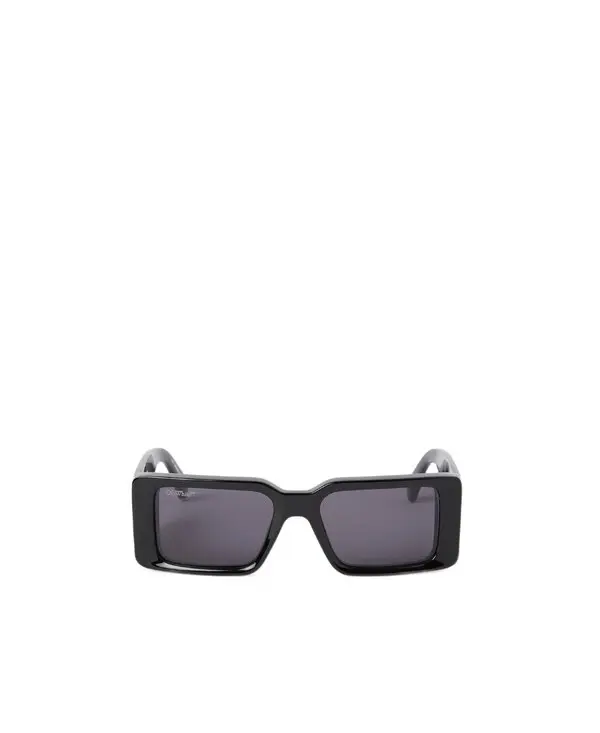 Off-White Rectangle Frame Sunglasses - Gray