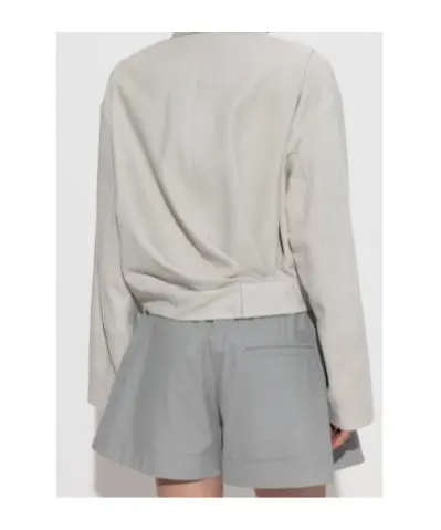 Loewe Suede Goatskin Draped Jacket