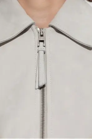 Loewe Suede Goatskin Draped Jacket