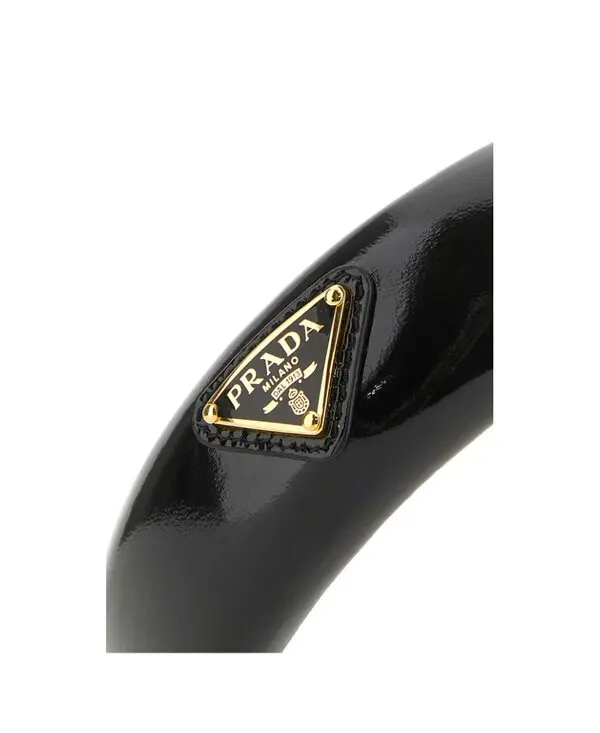 Prada Logo Plaque Headband