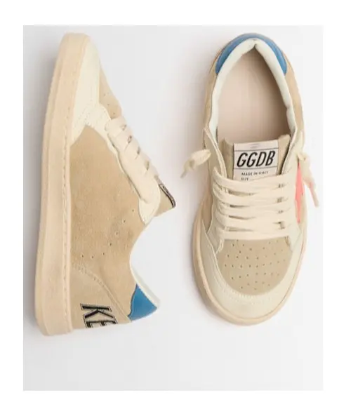 GOLDEN GOOSE Super-star Leather Sneakers - Nude
