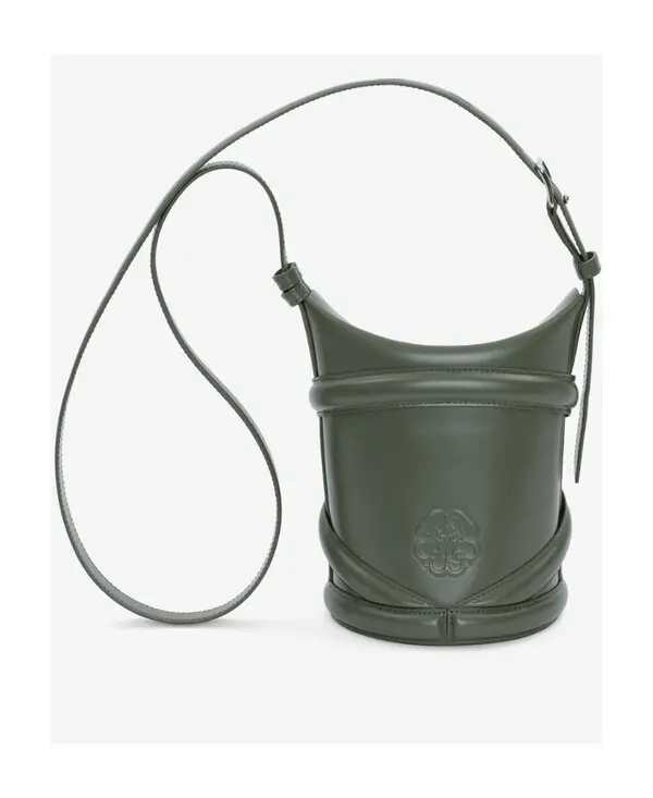 Alexander McQueen Leather Logo-print Bag - Green