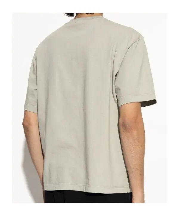 Stone Island Logo Patch Short Sleeve T-shirt - Grey