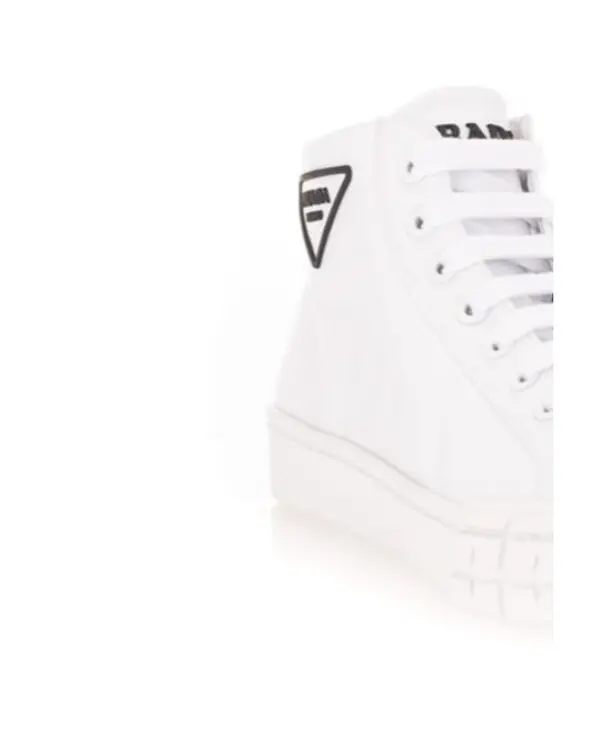 Prada Logo Casual Sports High Top Sneakers
