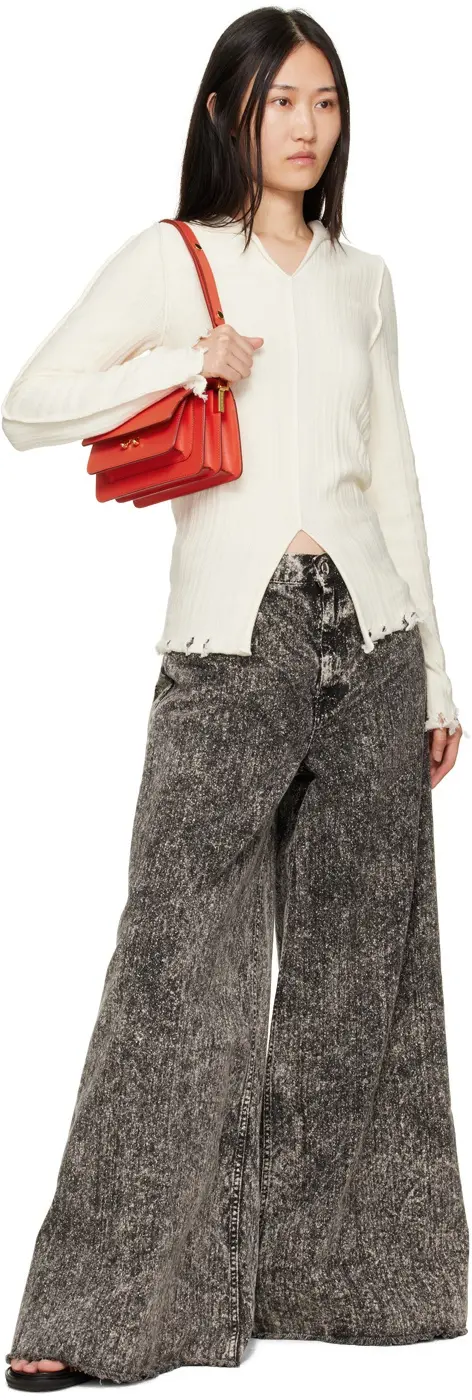 Marni Trunk Foldover Shoulder Bag