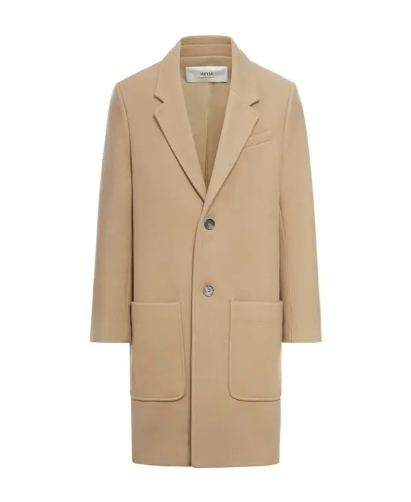 Ami Virgin Wool Single-breasted Coat