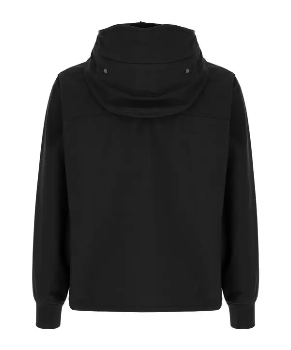 C.P. COMPANY Goggle Hooded Jacket - Black