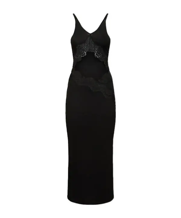Christopher Esber Lace Ruffle Dress