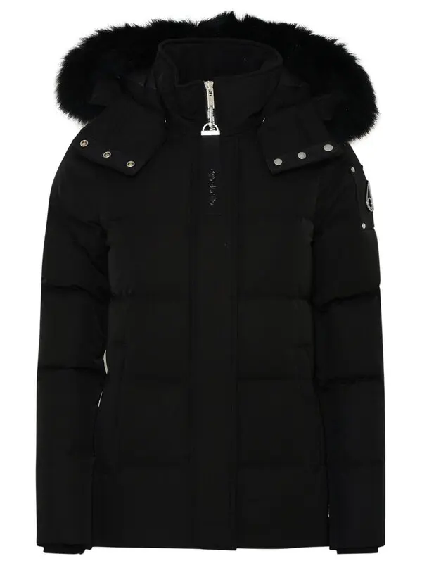 Moose Knuckles Puffer Jacket With Fur Trimmed Hood