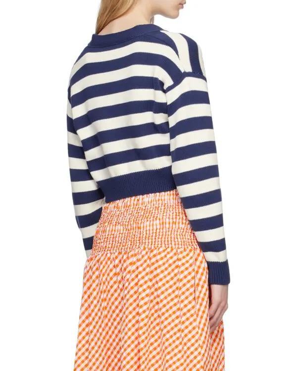 Kenzo Striped V-neck Knitted Cardigan