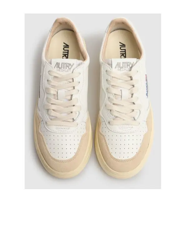 AUTRY Medalist Low Top Sneakers - Nude